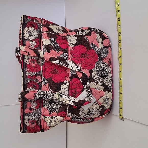 Vera Bradley | Bags | Nwt Vera Bradley Large Three Pocket Tote In Mocha ...